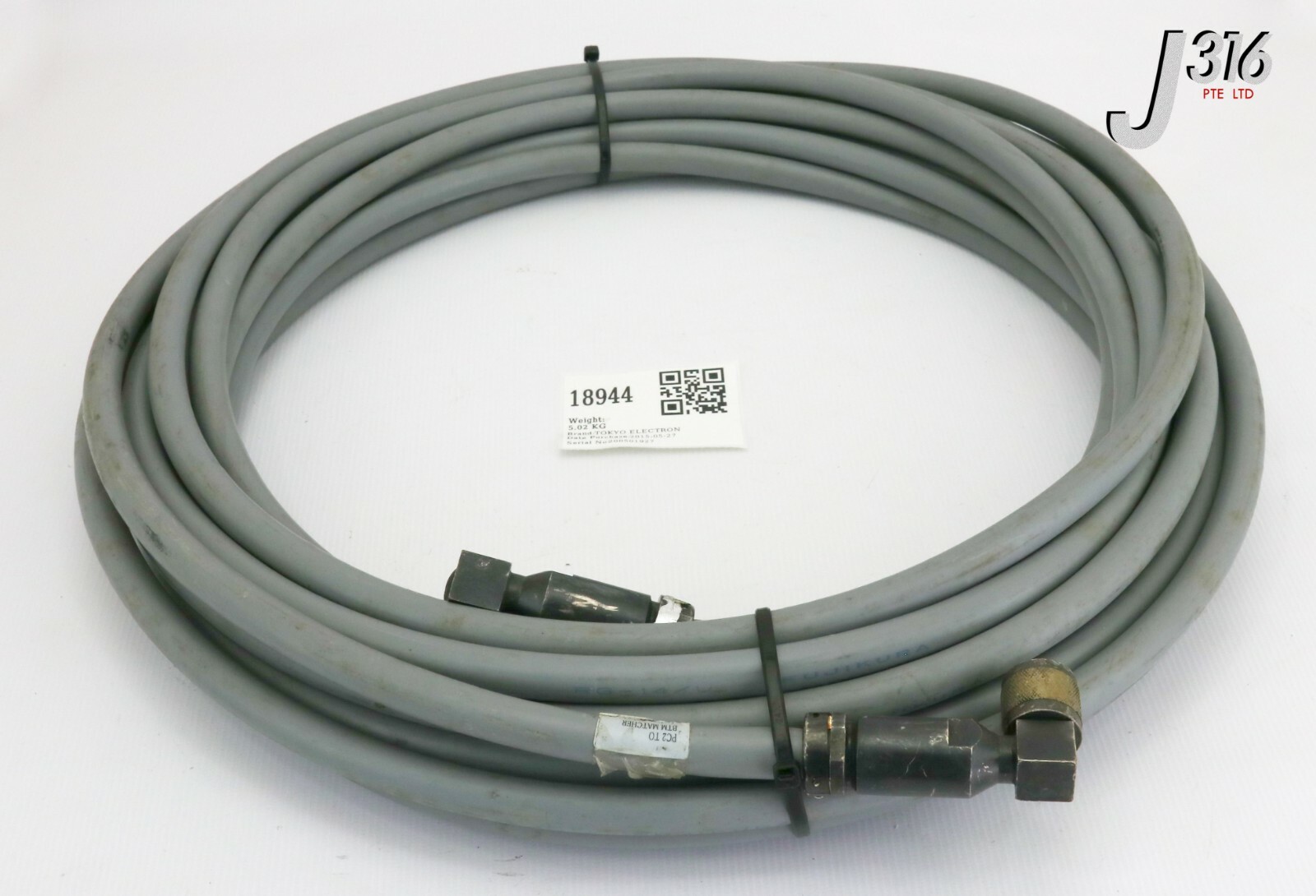 18944 TEL CABLE ASSY RF COAXIAL RIGHT ANGLE FEMALE 1D86-006765-31 ...