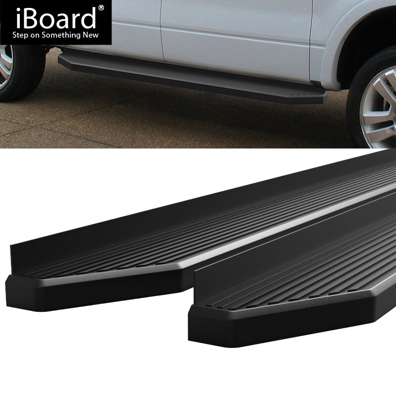 iBoard Black Running Boards Style Fit 04-08 Ford F150 SuperCrew Cab | eBay