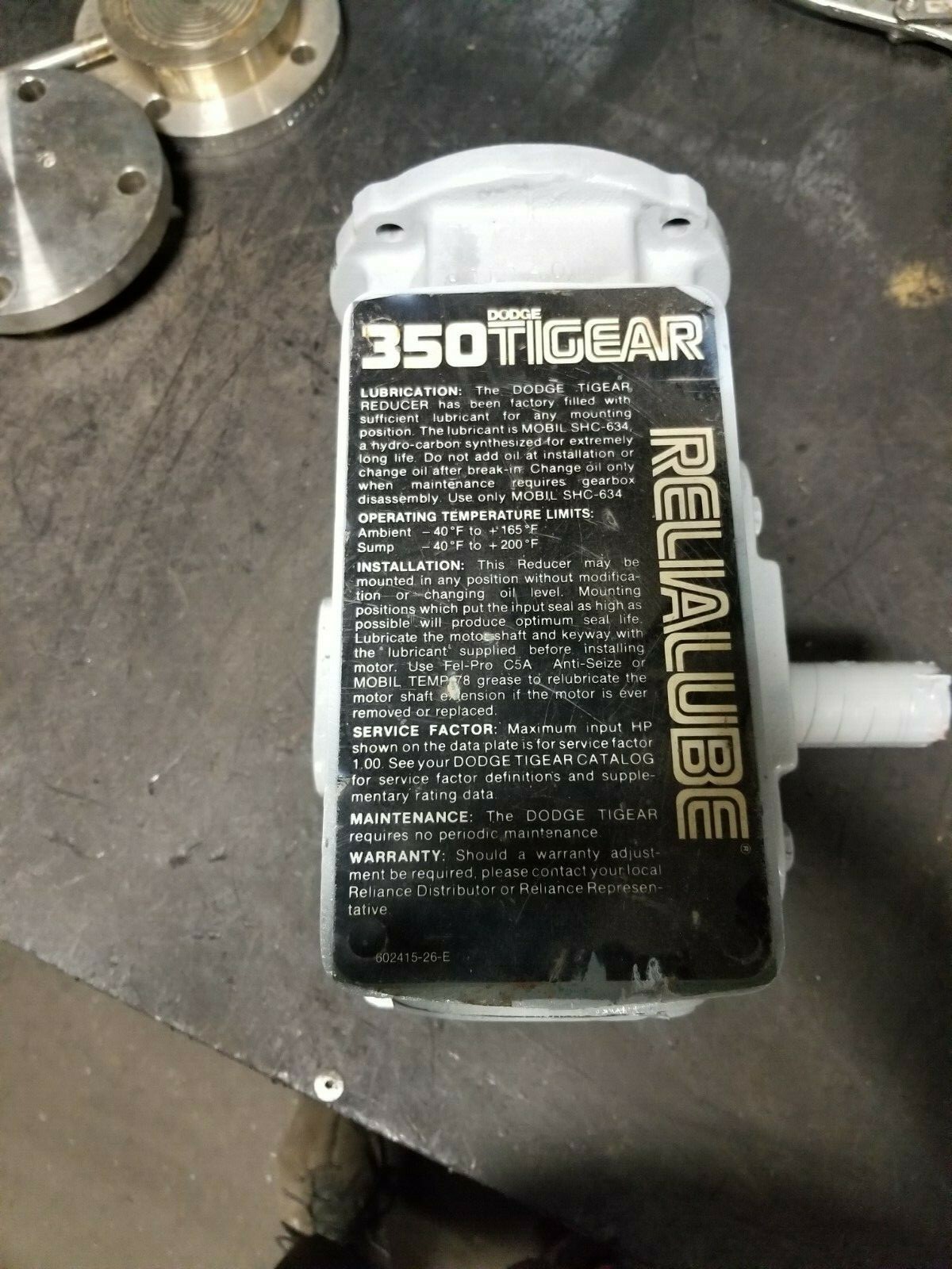 REBUILT DODGE 350 TIGEAR 5:1 RATIO GEAR REDUCER 1 1/8" BORE | eBay