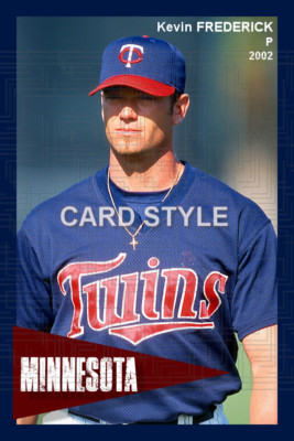 Kevin Frederick - 2002 Minnesota Twins - choose a size - full color ...