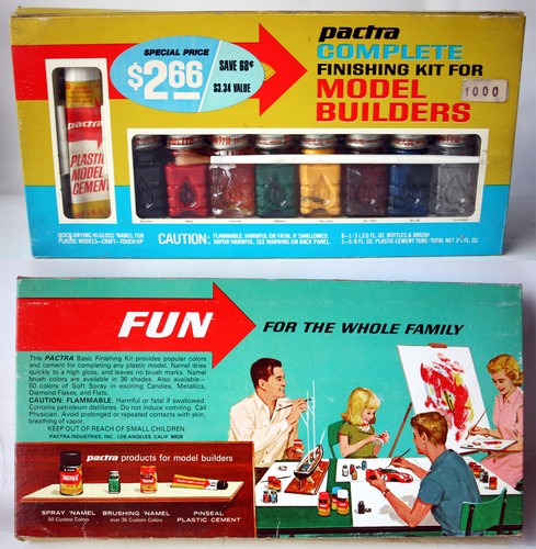 RARE VINTAGE 60'S PACTRA COMPLETE FINISHING COLOUR KIT MODEL 145E USA ...
