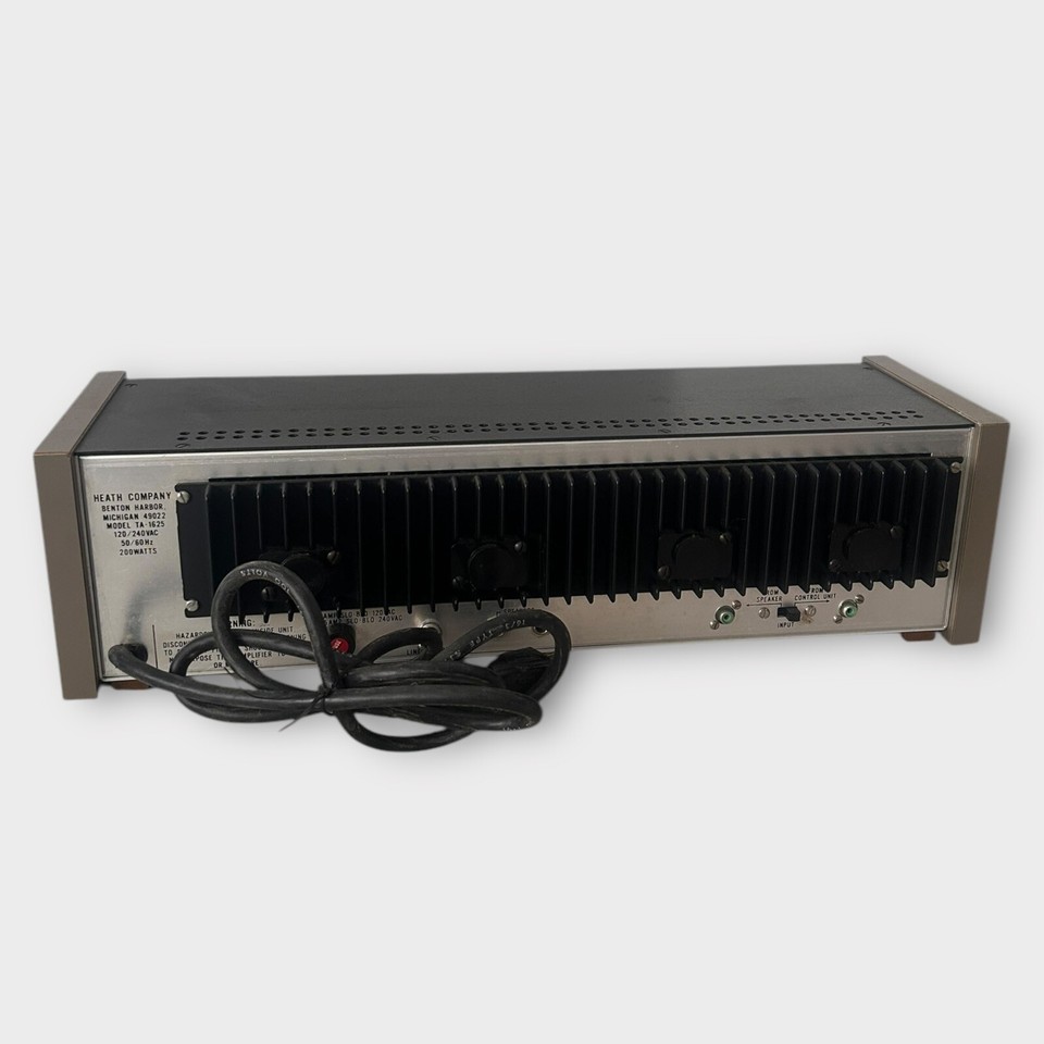 Vintage Heathkit Model TA-1625 Power Amplifier Heath - Powers On | eBay
