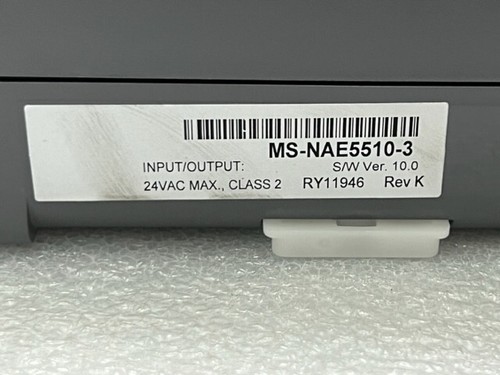 Johnson Controls Metasys NAE MS-NAE5510-3 Ver 10.0 Rev K Controller New ...