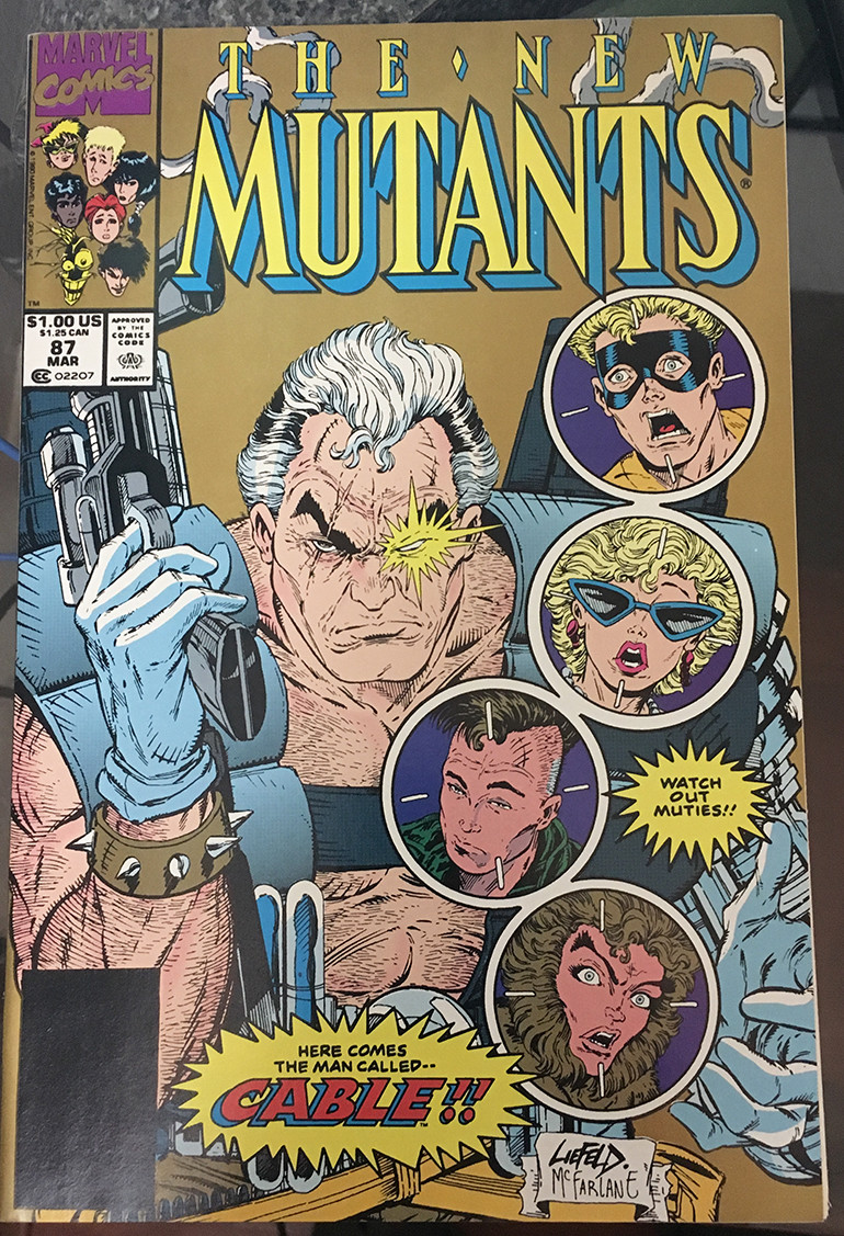 Marvel's New Mutants #87 Gold 2nd Print - Cable's First Appearance | eBay