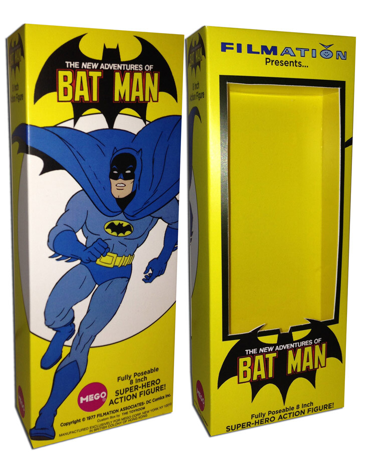 BATMAN (FILMATION '77) BOX for 8" Mego Action Figure (BOX ONLY!) | eBay