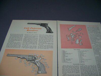 HISTORY: COLT PATERSON REVOLVER..TAKEDOWN/EXPLODED VIEW..(786W) | eBay