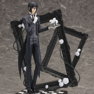 Anime Black Butler Sebastian Michaelis Chess Photo Frames Model Figure ...