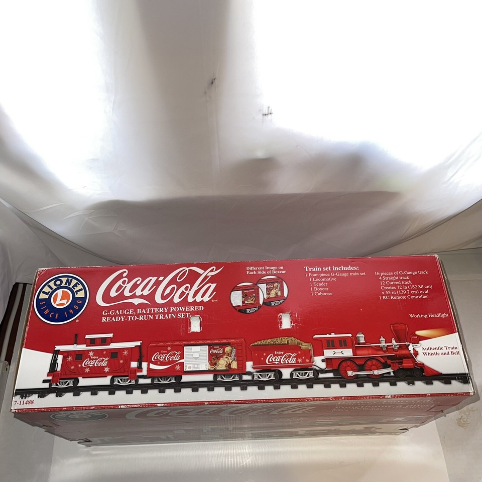 Lionel Coca Cola Train Set G Gauge 2014 Brand New in Box | eBay