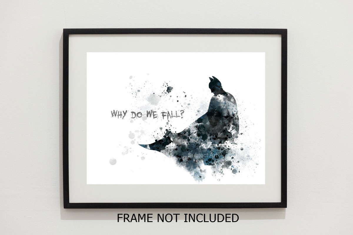 Why Do We Fall Batman Quote