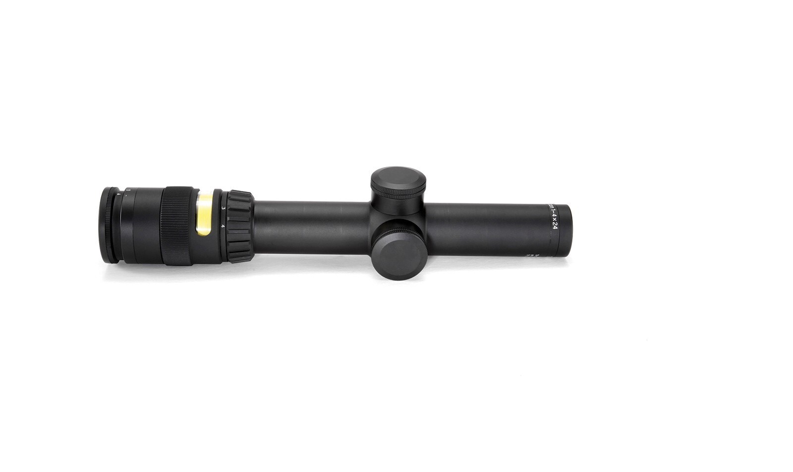 Trijicon TR24 AccuPoint 1-4x24mm Amber Triangle Post Reticle Riflescope ...