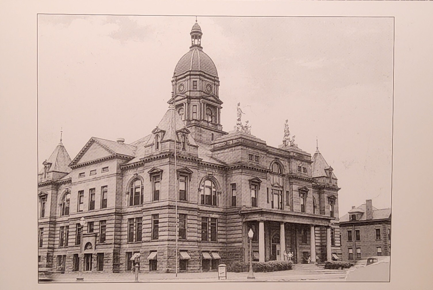 1938 Postcard Size 4x6 Photo, Black Hawk County Courthouse, Waterloo ...