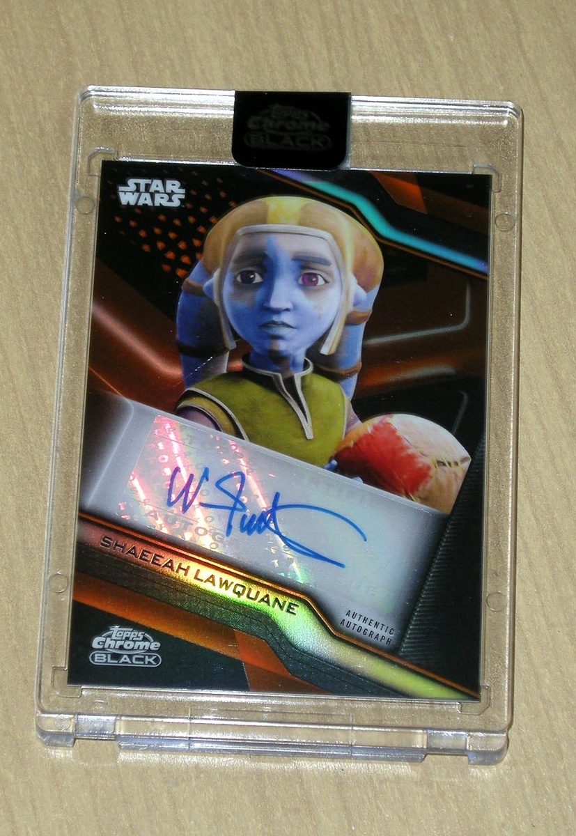 Y Futterman 2024 2021 Topps Star Wars Masterwork Autograph Auto Nika
