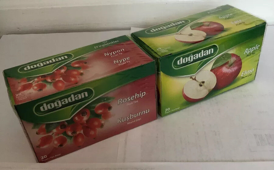 Dogadan Apple ,Rosehip Fruit Tea 20 Tea Bags*2(40 bags). | eBay