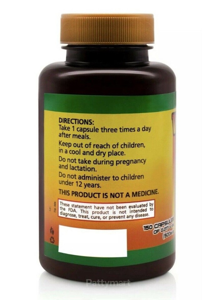 Wereke / WEREQUE 150 Capsules (Ibervillea Sonorae) Made in Mexico | eBay