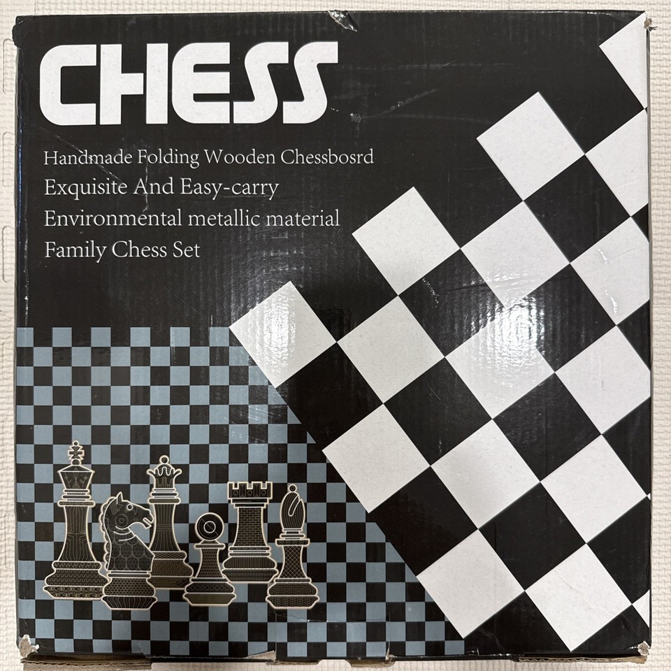 Handmade Easy Carry Leather Chess Board With Metallic pieces Family ...