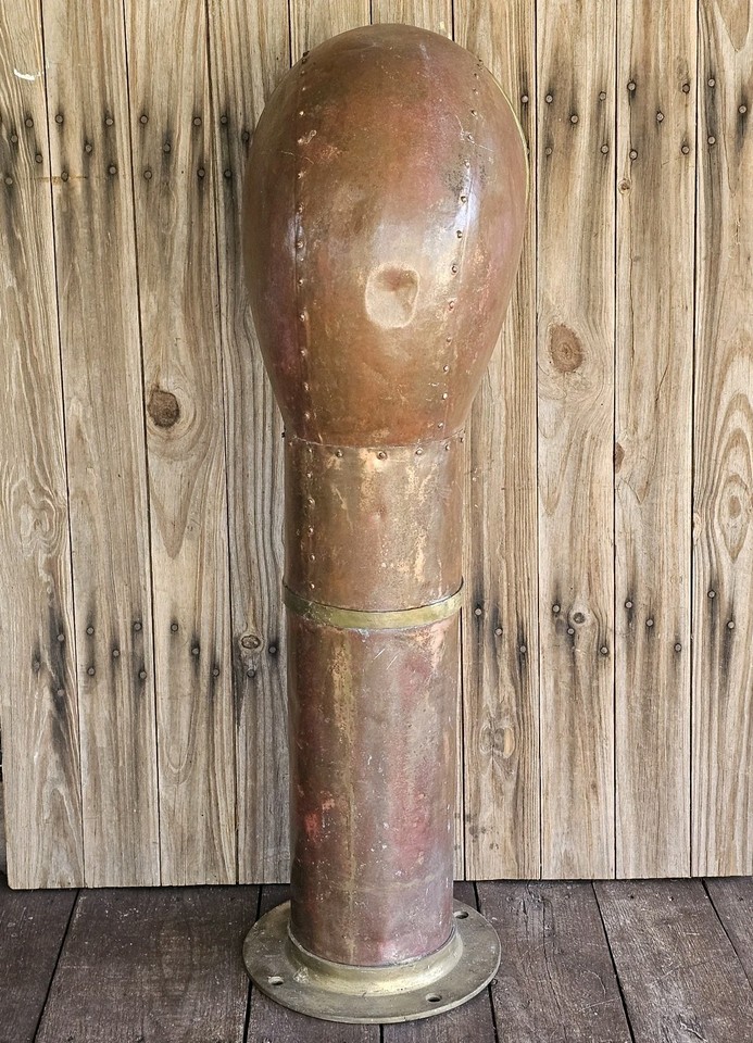 Simpson Lawrence Copper & Brass Cowl Vent Ship Nautical Decor | eBay