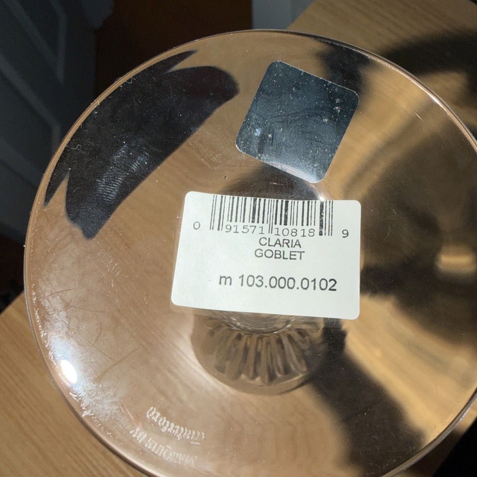 7 New Waterford Crystal CLARIA - Goblet Glasses | eBay