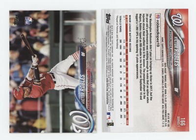 Victor Robles 2018 Topps Series 1 Rookie Card #166 NATIONALS QTY | eBay