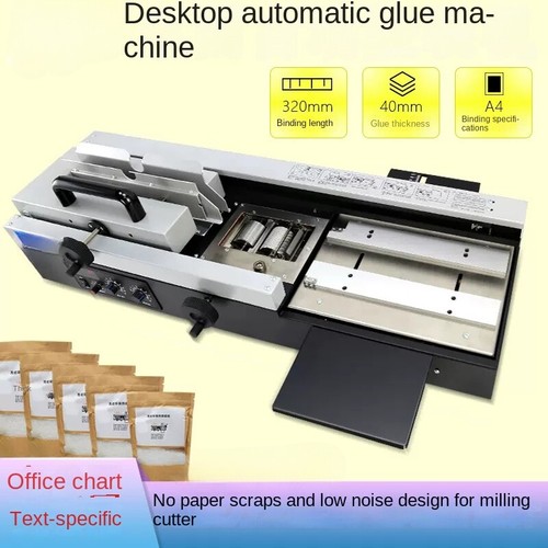 Manual Wireless Hot Melt Binding Machine Intelligent Desktop Binding ...