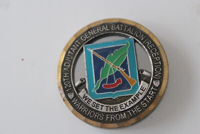 US Army 120th Adjutant General Battalion Reception Challenge Coin | eBay