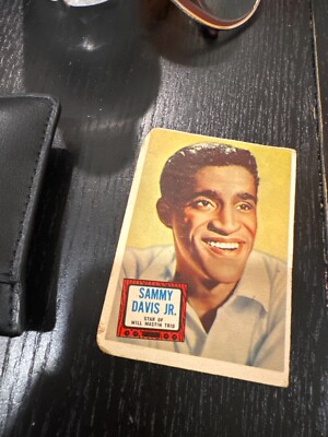 Sammy Davis Jr Topps Card Hit Stars #83 Will Mastin Trio Mr Wonderful ...