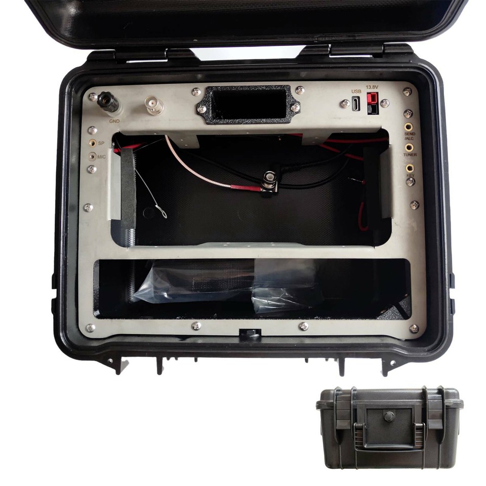 Waterproof Box for Outdoor Survival Radio Emergency Communication ICOM ...