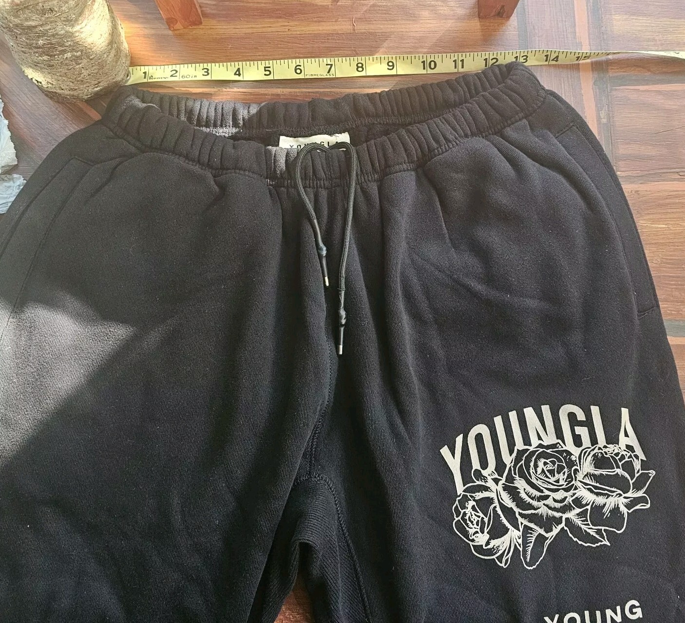 YoungLA STYLE #233 The Immortal Joggers BLACK SZ Lg Pockets Cuffed Nwot ...