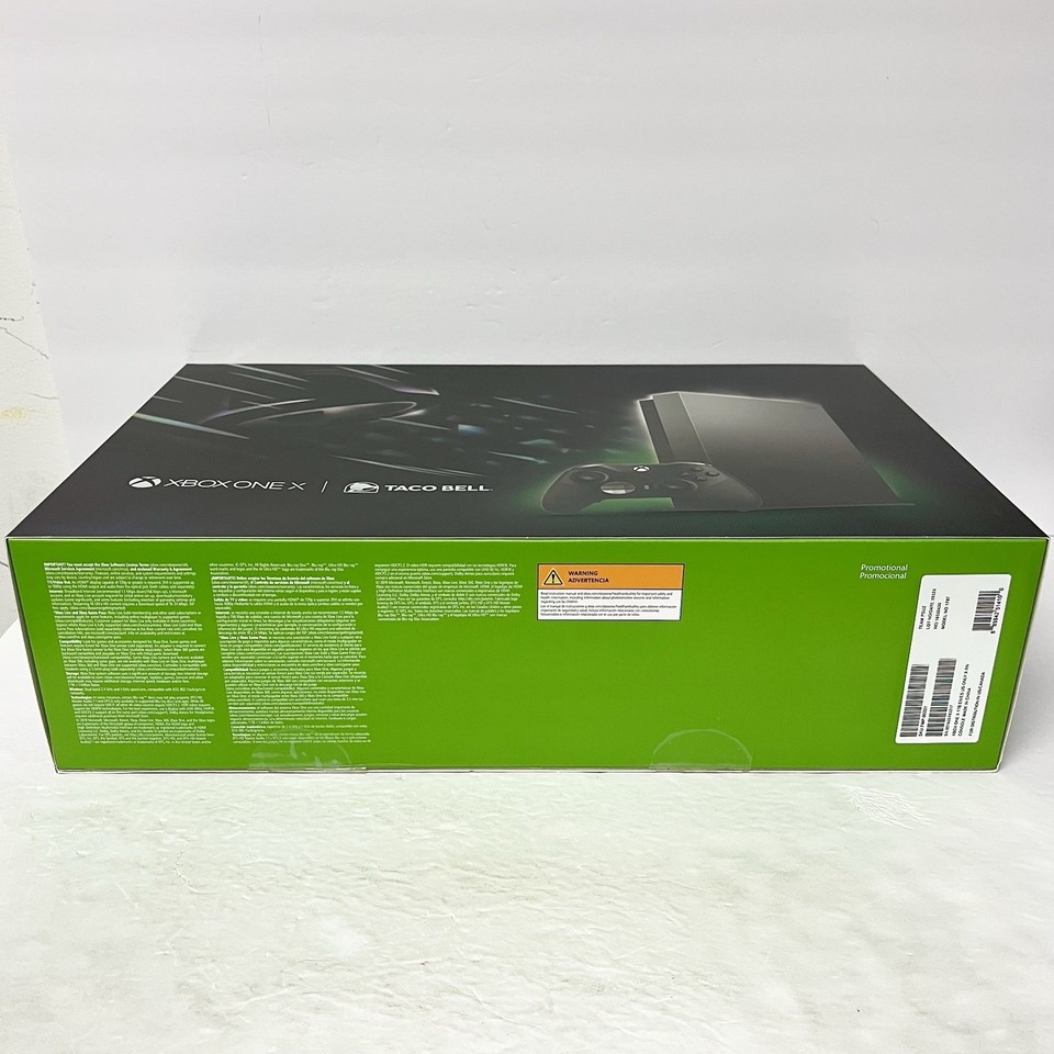RARE Xbox One X Eclipse Taco Bell Edition W/ Controller & Stand Bundle ...