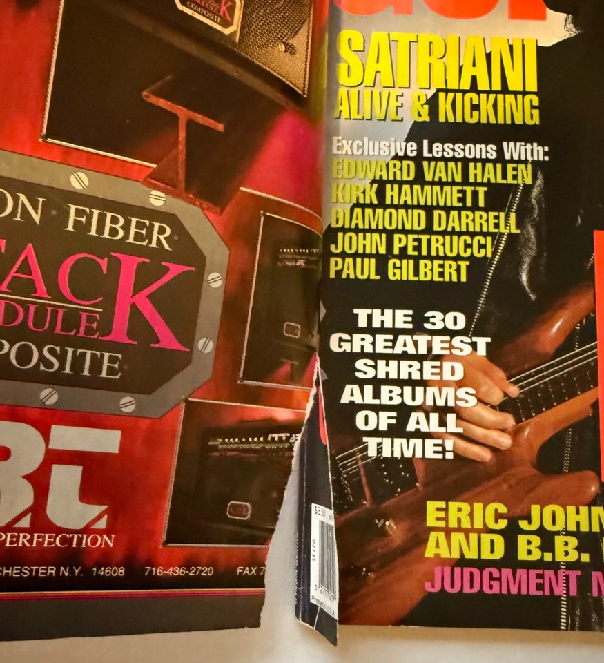 Guitar World - Nov 1993 w/Fold Out - Blind Melon - Nirvana - The Cure ...