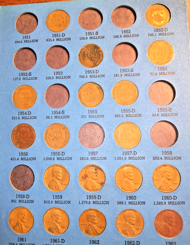 LINCOLN CENTS Collection Book 1941-1974 ~ Number Two | eBay