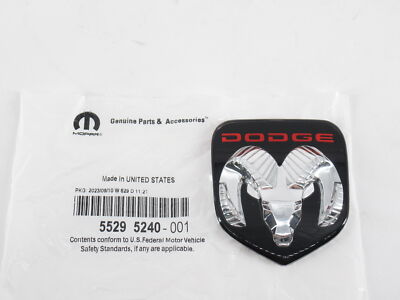 Genuine OEM Mopar Dodge 55295240 Front Grille Emblem Medallion | eBay
