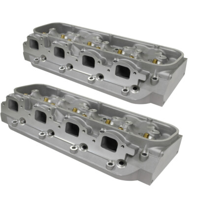 2PCS Bare Cylinder Heads 2.250/1.880 For Big Block Chevy 396-454-502 ...