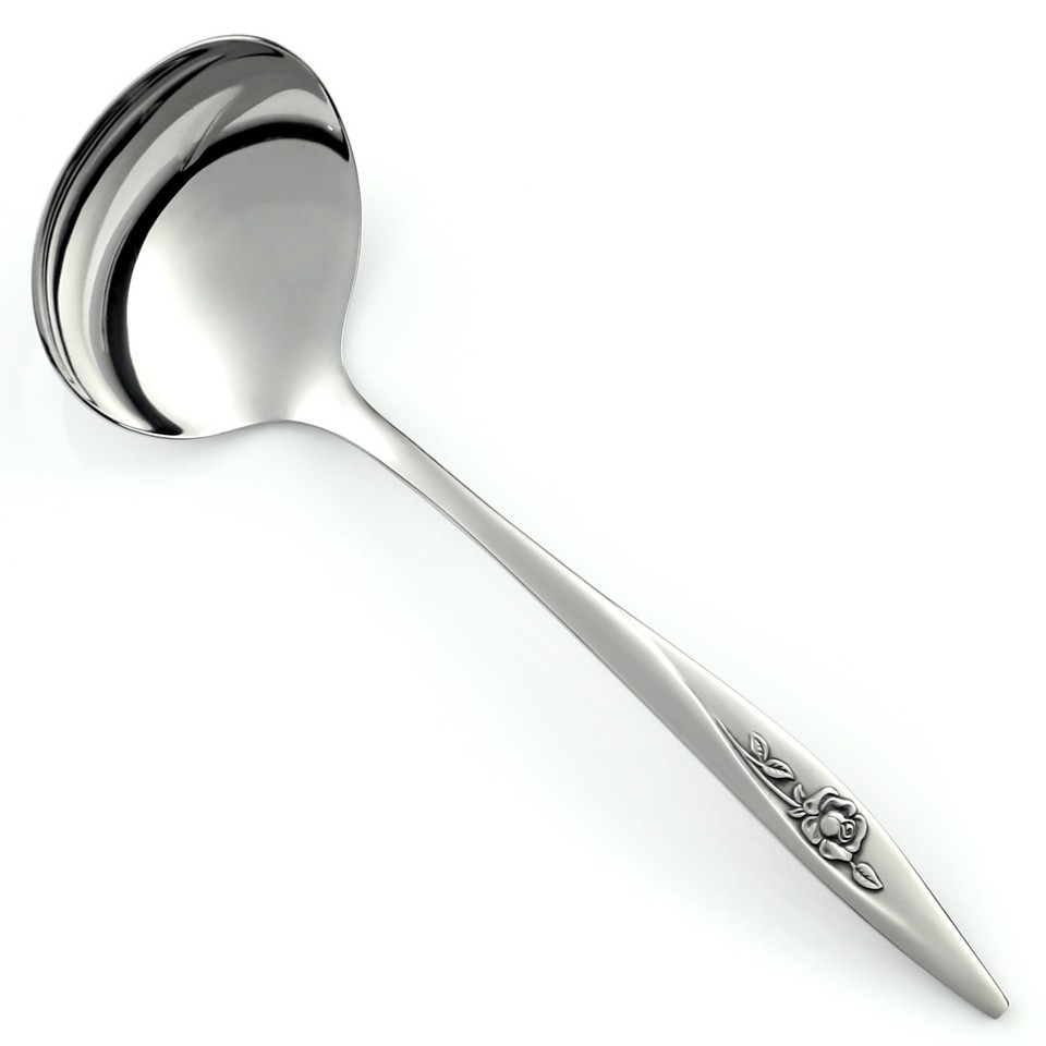 Oneida LASTING ROSE Stainless Oneidacraft Deluxe Glossy Flatware CHOICE ...