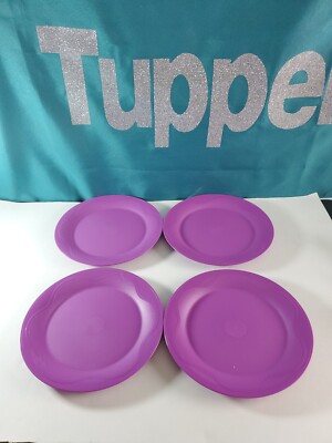 Tupperware Dessert Plates Small Plates 4.8" Purple New | eBay