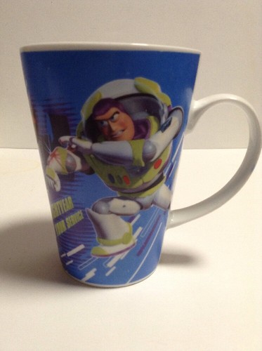 New Coffee Tea Mug Buzz Lightyear Short Latte Cup Disney Pixar Toy ...