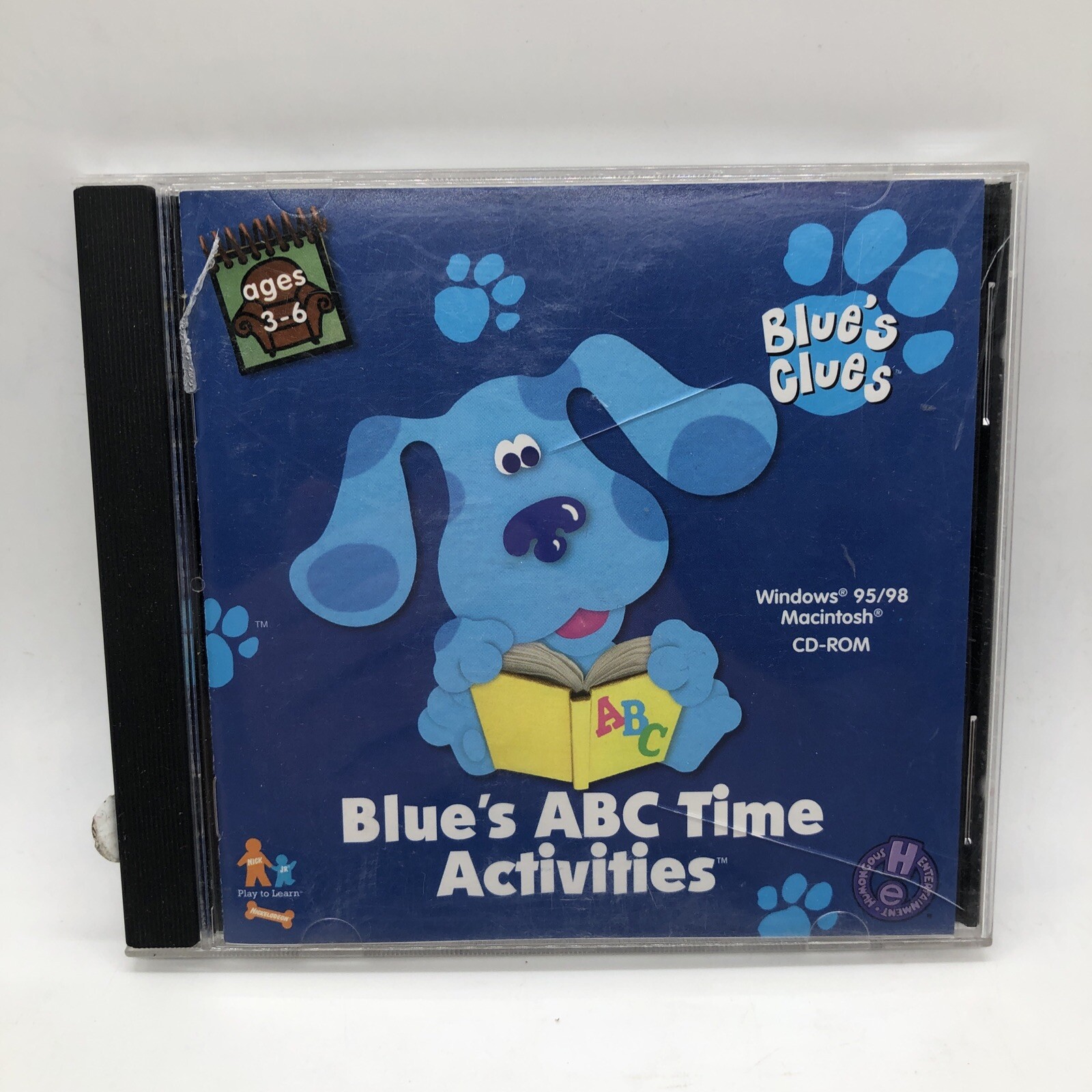 Blue's ABC Time Activities (PC, 1999) Blue's Clues CD-ROM Game Windows ...