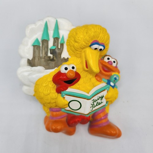 Vintage 1997 Sesame Street Big Bird Elmo Zoe Plug-in Night Light Oh ...
