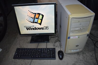 Gateway Vintage Retro Gaming PC Windows 98 SE Intel Pentium 4 1.8GHz ...