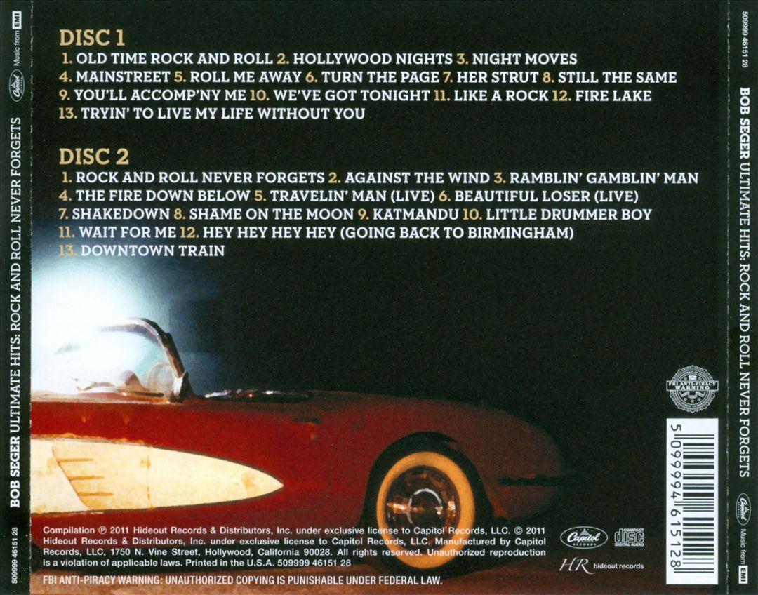 BOB SEGER & THE SILVER BULLET BAND ULTIMATE HITS: ROCK AND ROLL NEVER ...