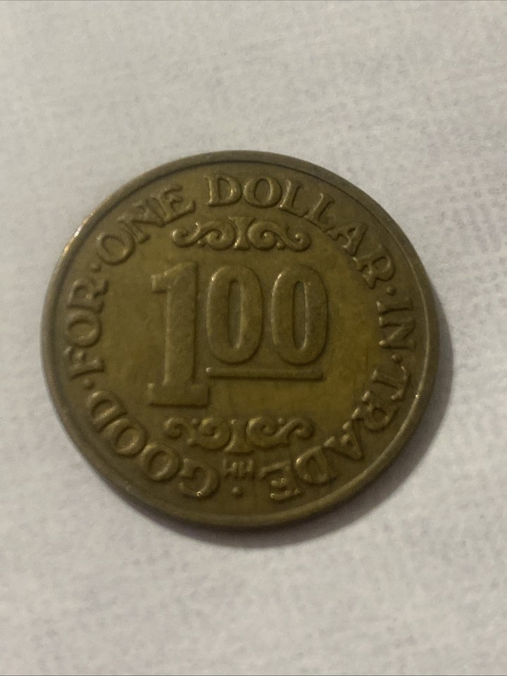 Washington's Bar & Grill Fort Collins, CO One Dollar Trade Token 29mm ...