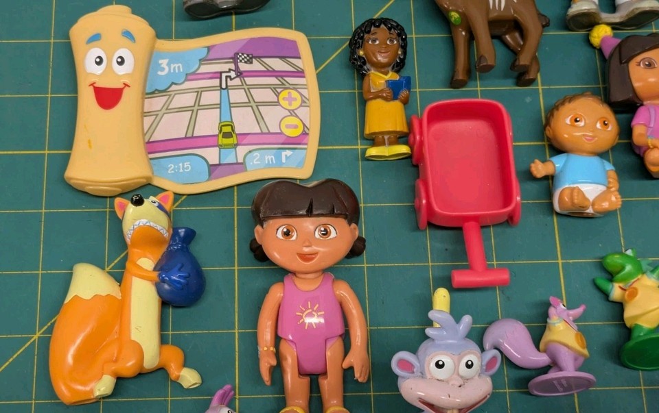 Dora the Explorer Diego Animals Friends Lot of 20 Action Figures Mattel ...