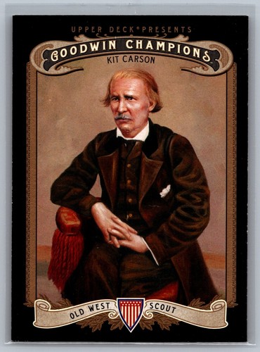 2012 Upper Deck Goodwin Champions Kit Carson #202 | eBay