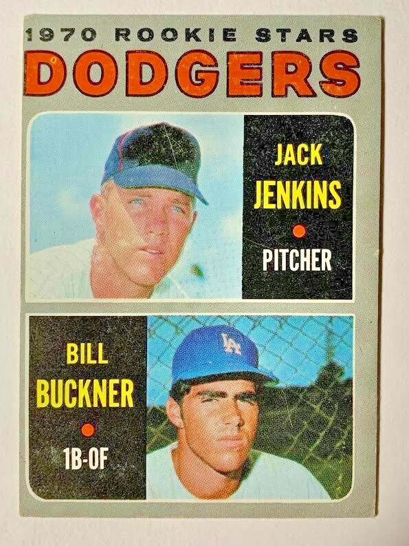 1970 TOPPS # 286 BILL BUCKNER -L.A. DODGERS ROOKIE CARD - VG | eBay