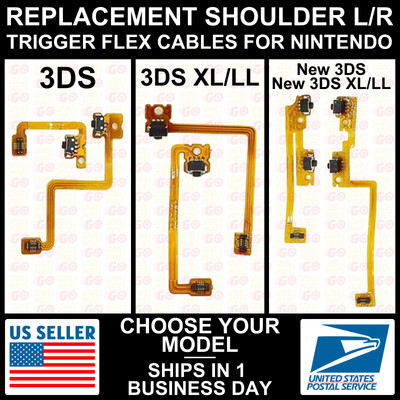 Shoulder Trigger Button Left Right Flex Cable for Nintendo New/3DS/XL ...