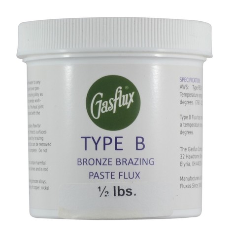 Gasflux Type B high temp brazing flux paste for bronze & nickel silver ...