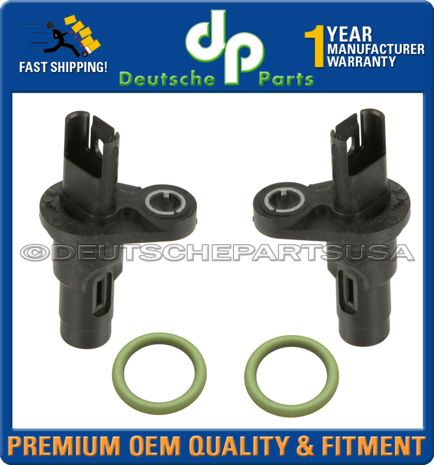 CAM CAMSHAFT POSITION SENSOR 13627558518 13627525014 SET for BMW E90 ...