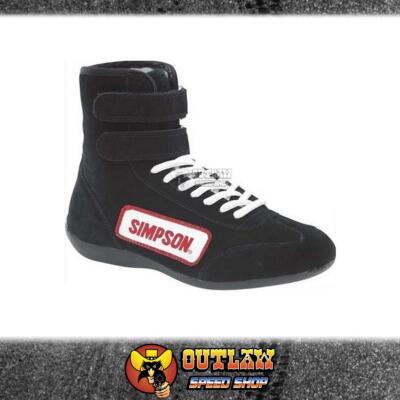 SIMPSON HIGHTOP DRIVING SHOE SIZE-6 SFI-APPROVED BLACK - SI28600BK ...