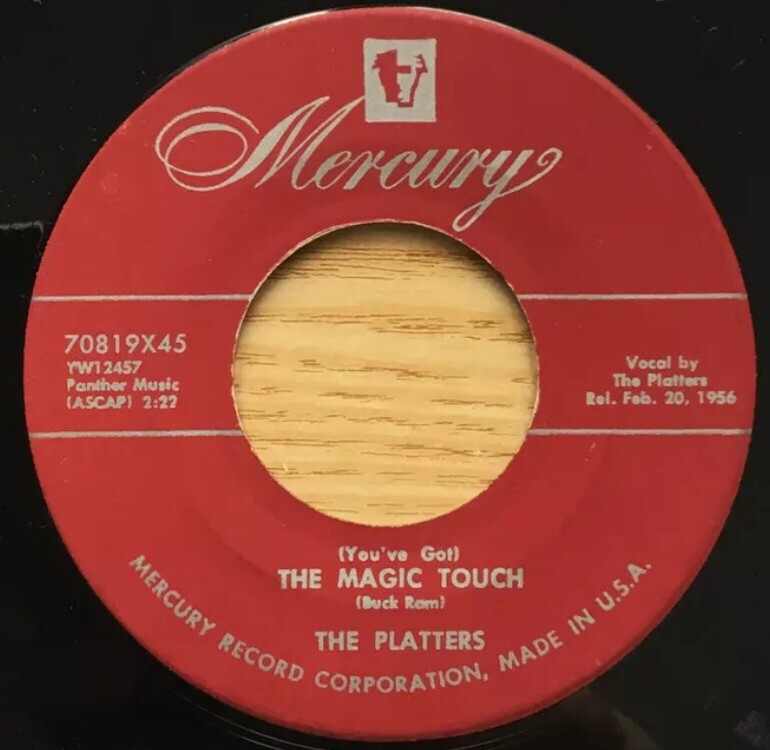 The Platters - The Magic Touch - Mercury #70819 - First Press (1956, 45 ...