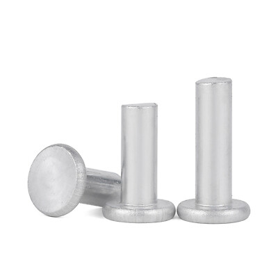 Solid Flat Head Rivets Ø 2mm 2.5mm 3mm 4mm 5mm 6mm 8mm Aluminium Rivet ...