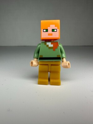 Lego Minecraft Minifigure Alex min047 | eBay